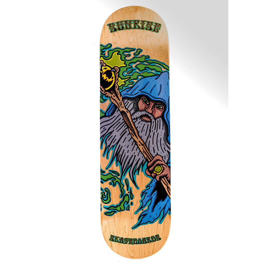 SKATE Sunrise Skateboards DECK / TABLA "WIZARD" 8.5x32 OG SHAPE INCLUYE ...
